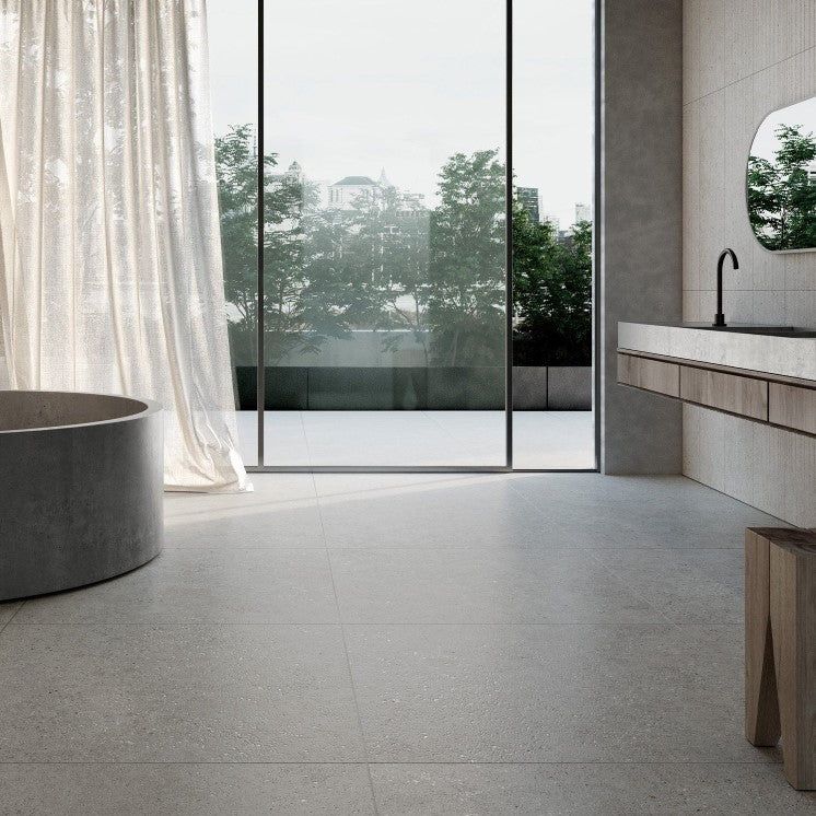 Emmett Bone Matt Porcelain Tile - 900x900mm- N23 – Interiors Home Stores