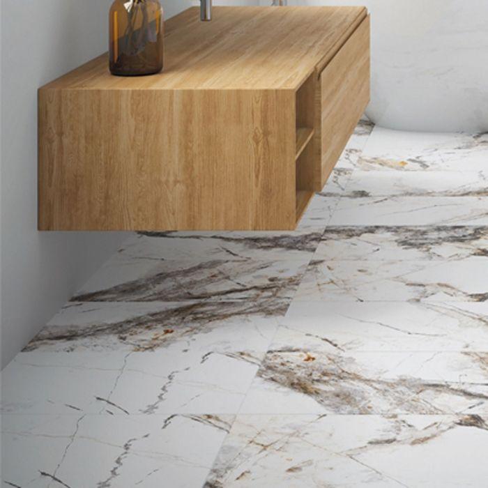Stagway Marble Matt Porcelain Tile - 600x600mm – Interiors Home Stores